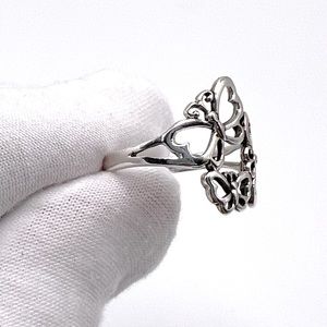 Jewelry | 925 Sterling Silver Butterfly Ring | Poshmark